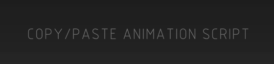 CPAnimation (Copy/Paste Animation) - CG工具箱